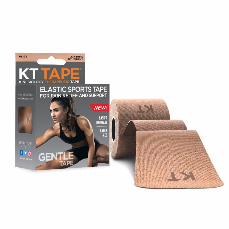 Kineziološki trak KT Tape® Gentle Bež, Dolžina 5mx5cm precut-prednarezani