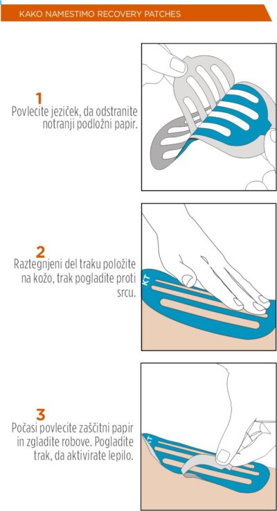 KT Recovery+ Recovery Patch™, 4 kos