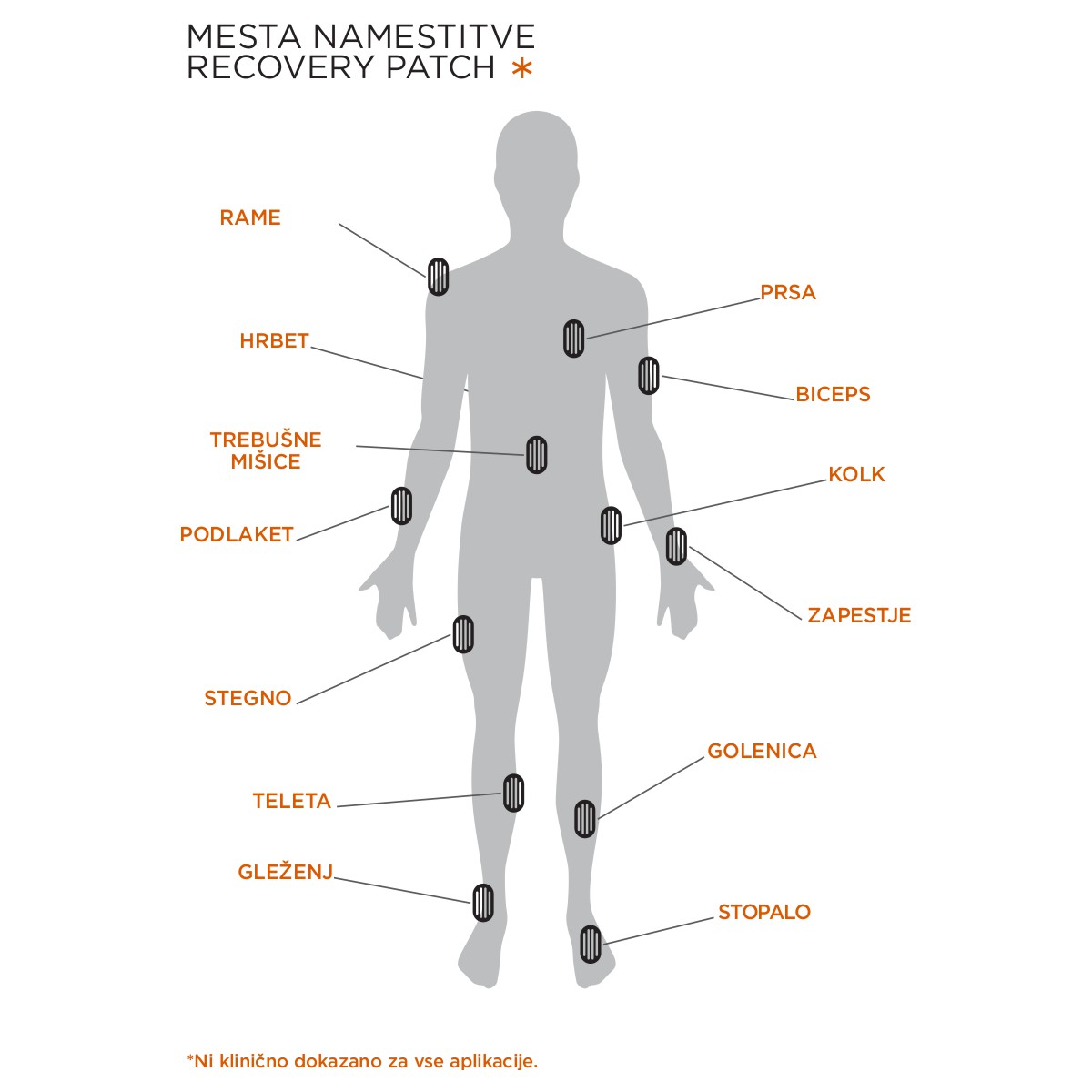 KT Recovery+ Recovery Patch™, 4 kos